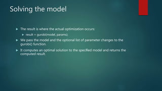 Packing Problems Using Gurobi | PPTX