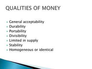Money and Banking | PPTX
