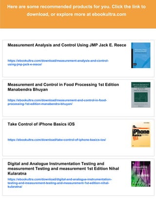 Measurement and Control Basics Resources for Measurement and Control ...