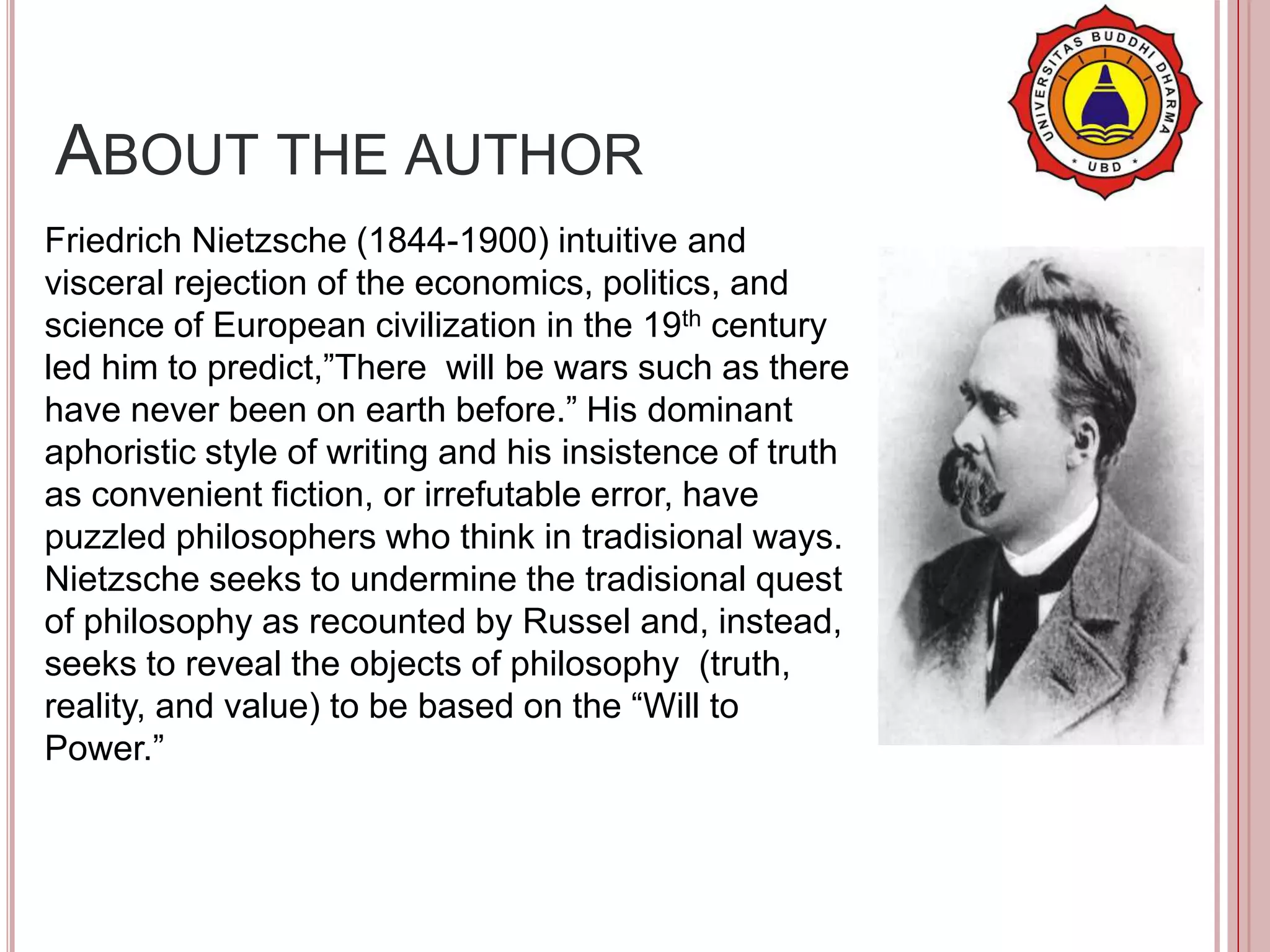 Slave and Master Morality | PPTX