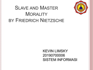 Slave and Master Morality | PPT