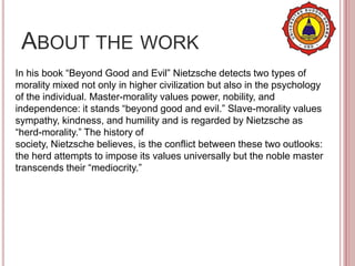 Slave and Master Morality | PPT