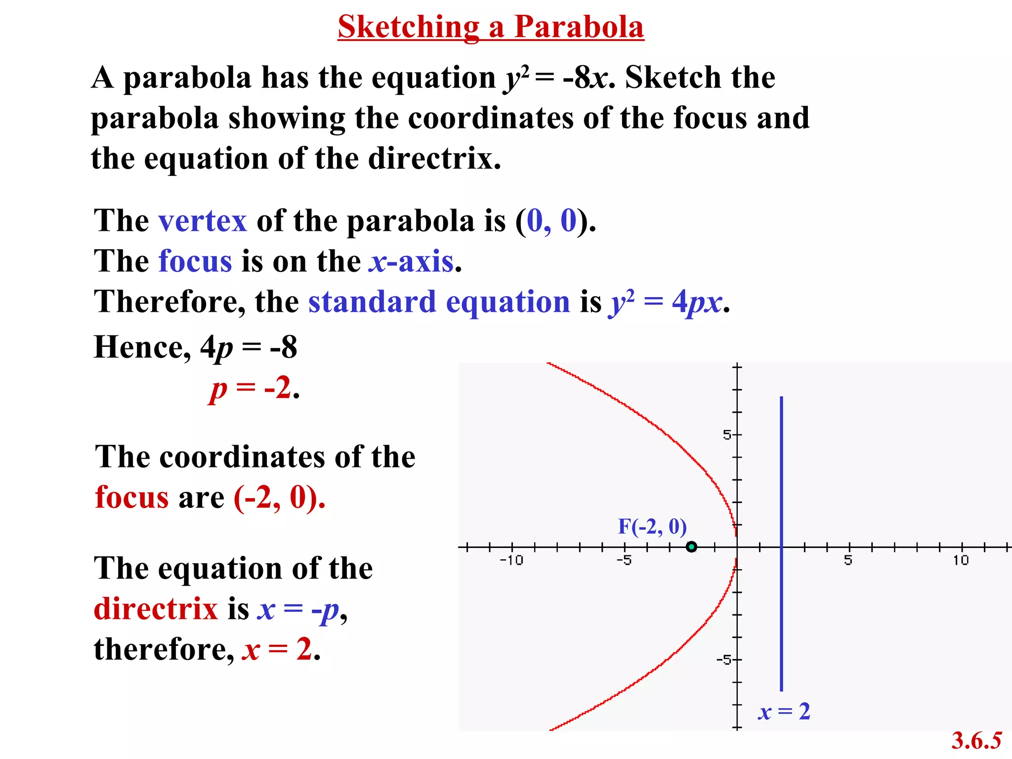 1576 parabola | PPT