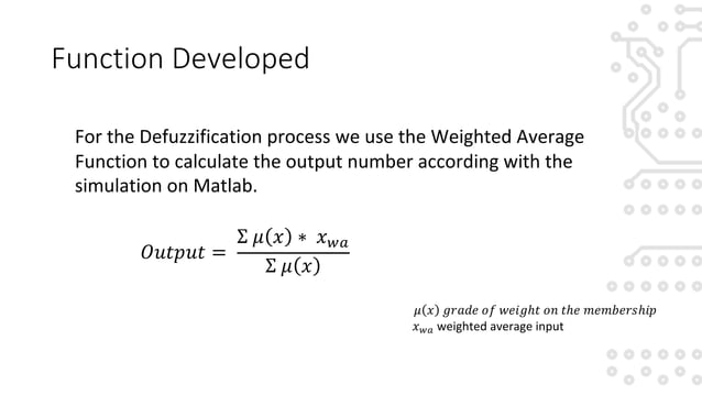 Fuzzy Logic Controller Realization Using Microcontrollerspresentation