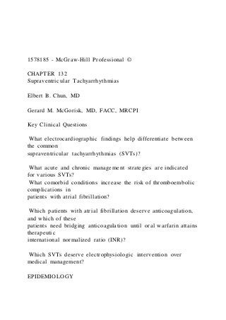 1578185 - McGraw-Hill Professional ©CHAPTER 132Supravent | PDF