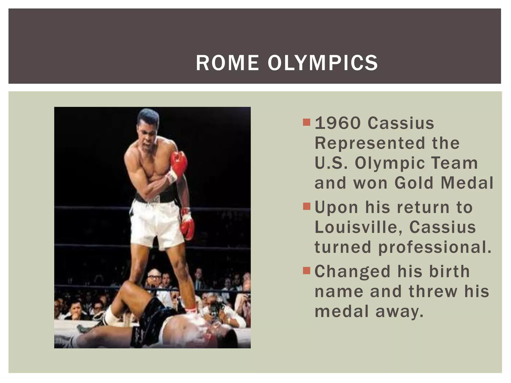 MUHAMMAD ALI BIOGRAPHY PPT | PPT
