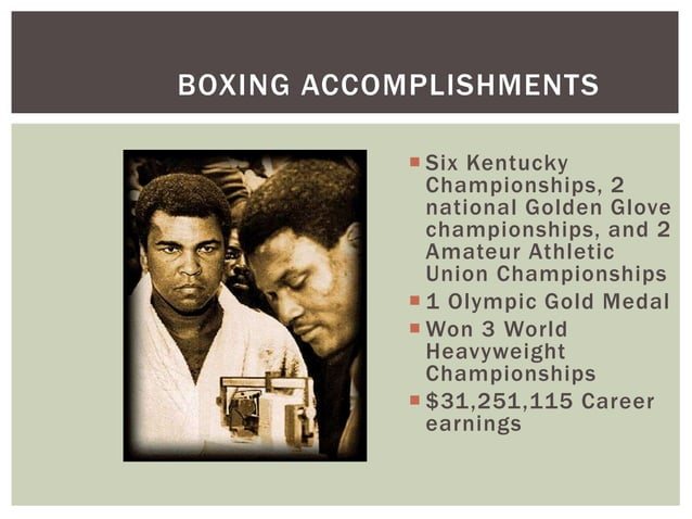 MUHAMMAD ALI BIOGRAPHY PPT | PPT