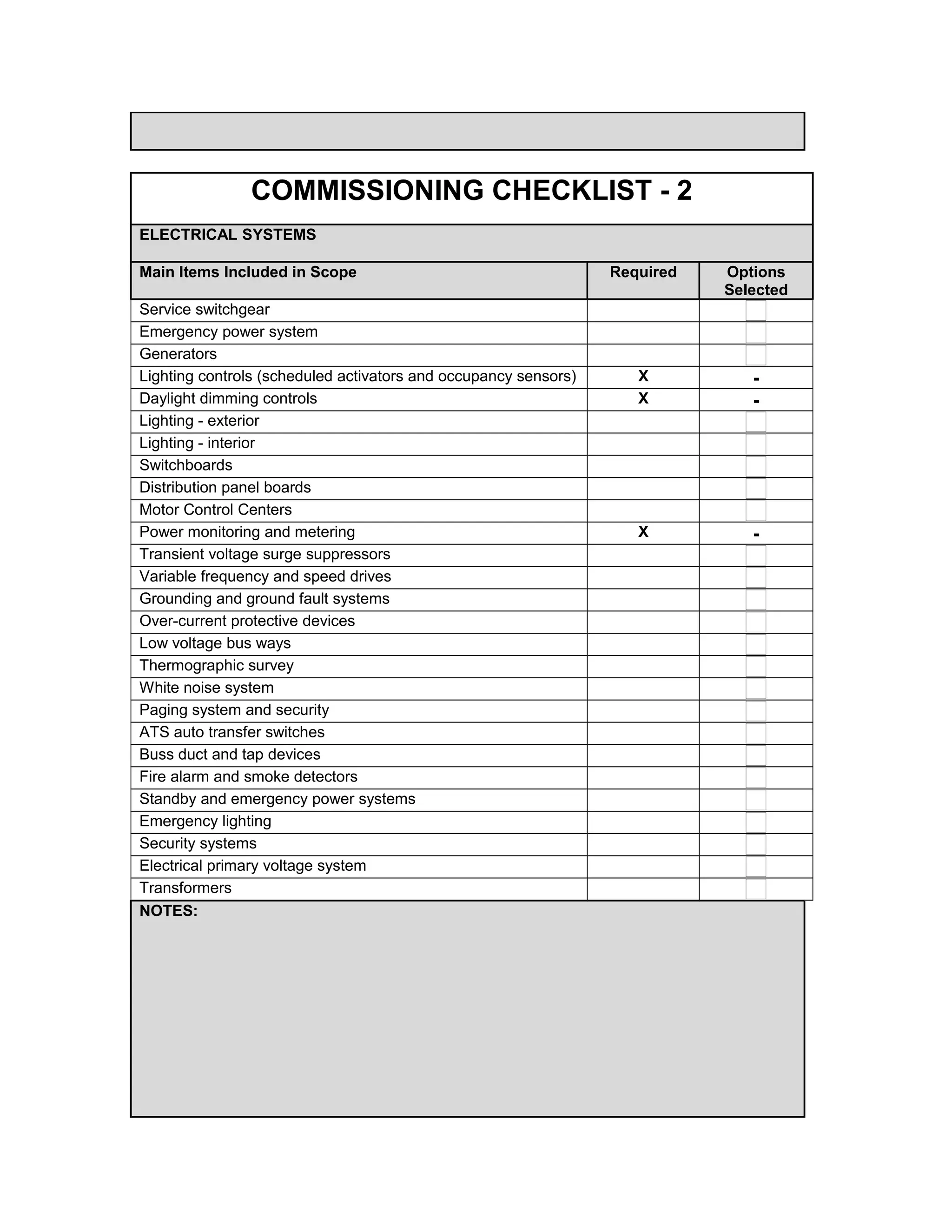 157882189 commissioning checklist3.11.10