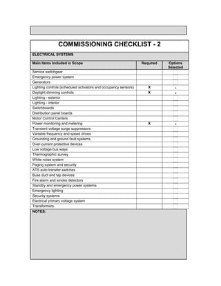157882189 commissioning checklist3.11.10
