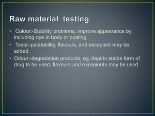 Drug stability studies | PPTX | Chemistry | Science