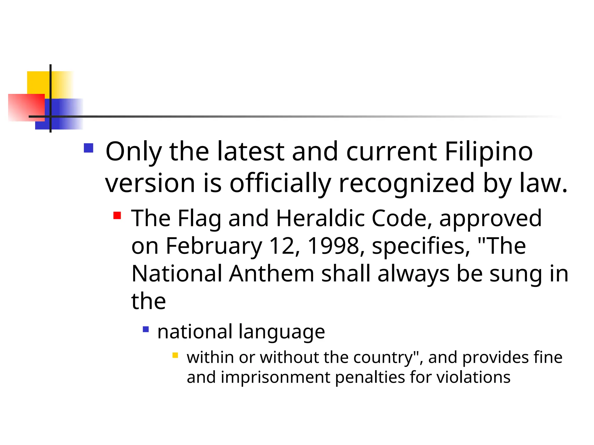 157954206-The-National-Anthem.ppt History and brief description | PPT