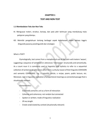 157 bab 1 text and non text | PDF