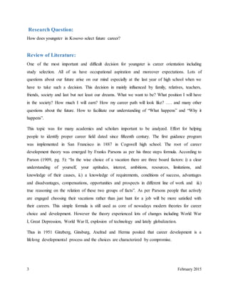 Research paper career selection | DOCX | Resume Writing and Advice ...