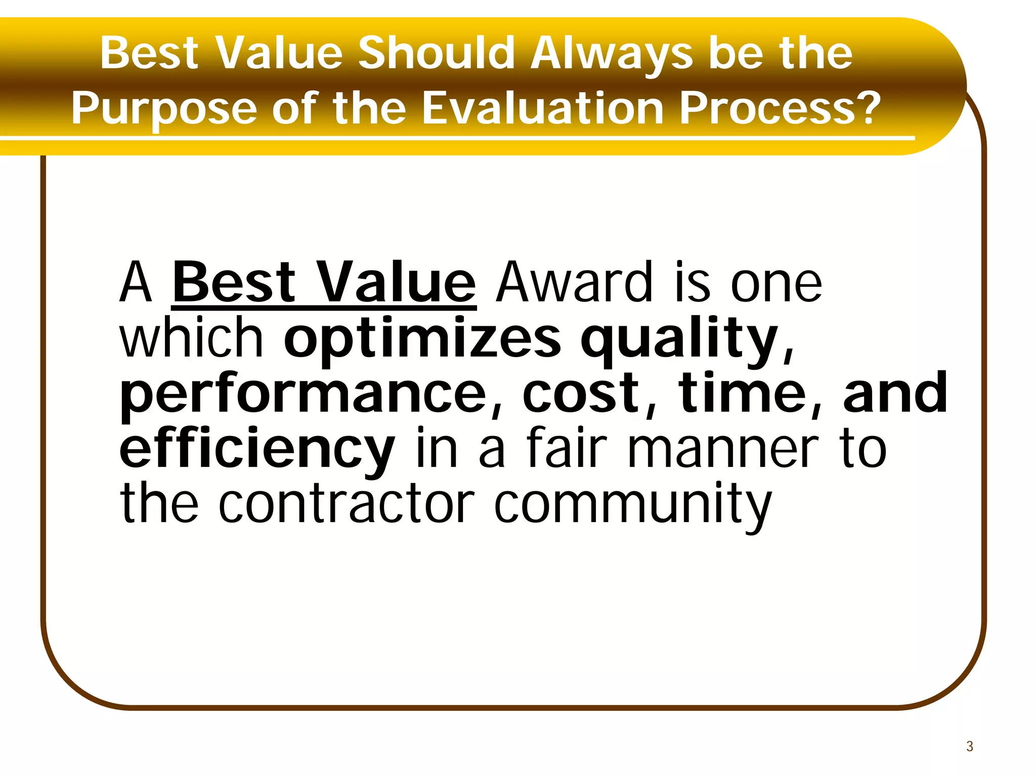 RFP Evaluation Training | PDF