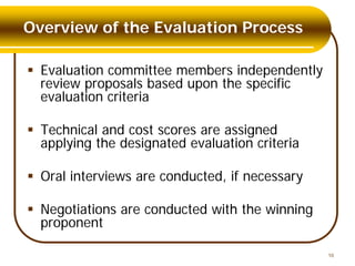 RFP Evaluation Training | PDF
