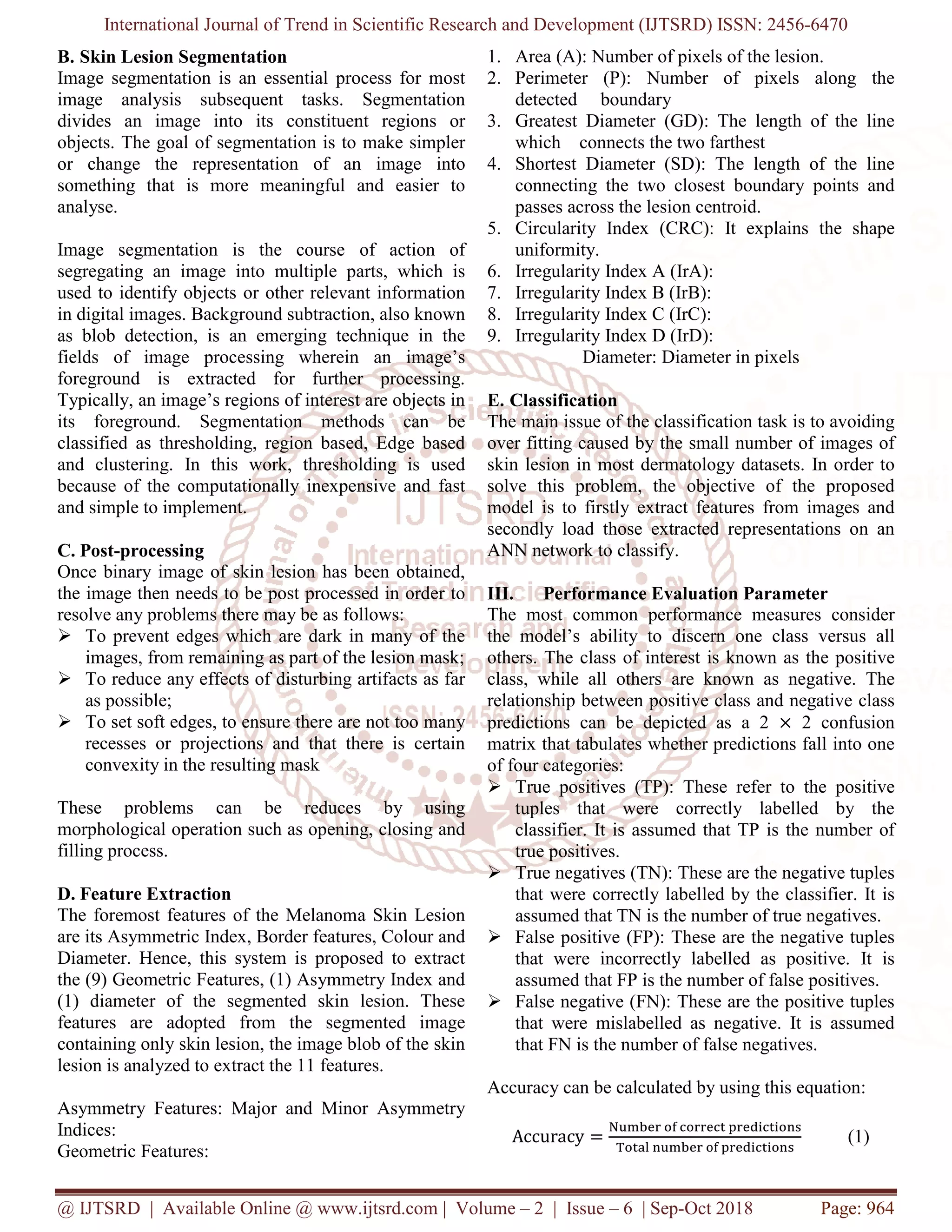 Skin Cancer Detection using Digital Image Processing and Implementation ...