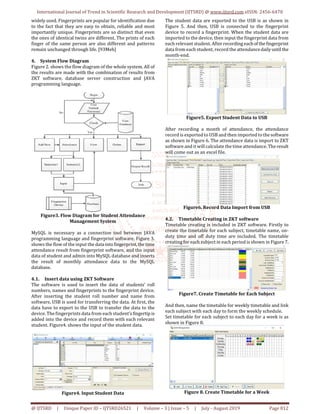 Student Attendance Management System with Fingerprint Software | PDF