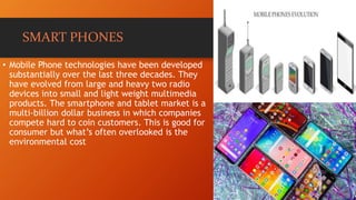 Mobile Phones and its impact on environment | PPTX