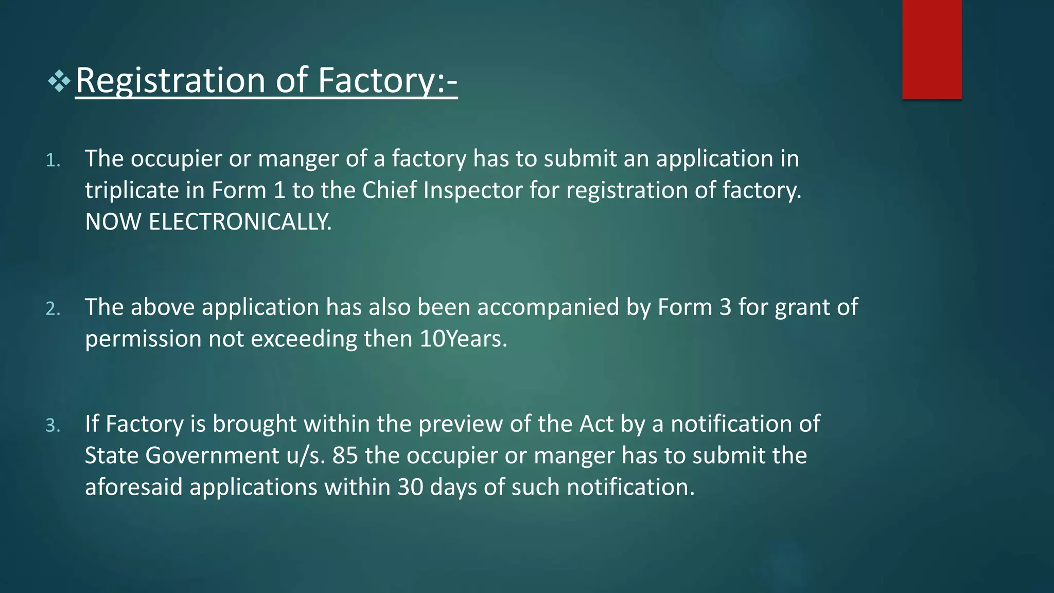 Factory act | PPTX