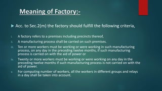 Factory act | PPTX