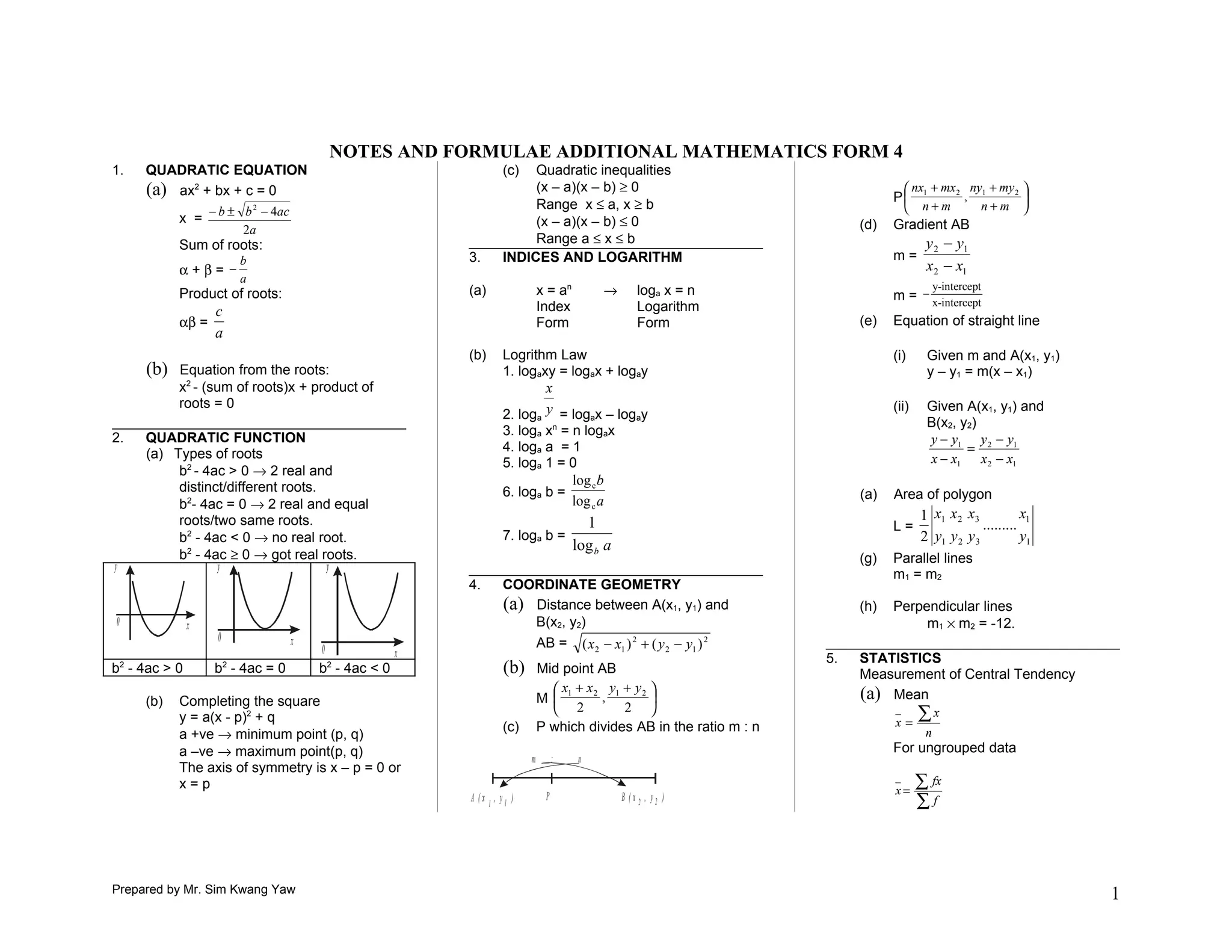 15815265 form-4-amat-formulae-and-note | PPT