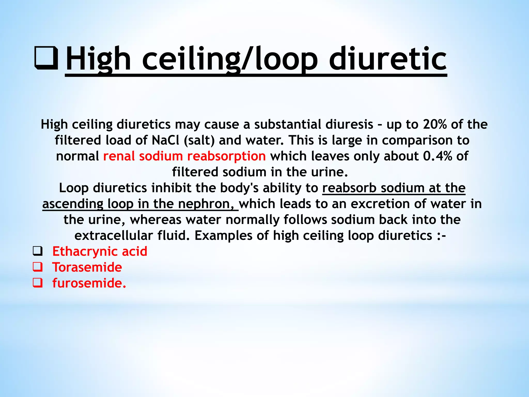 Diuretics-Mechanism of action,Diuretic Types and Adverse effects,Drug ...