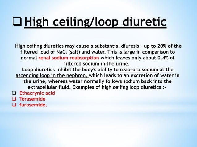 Diuretics-Mechanism of action,Diuretic Types and Adverse effects,Drug ...