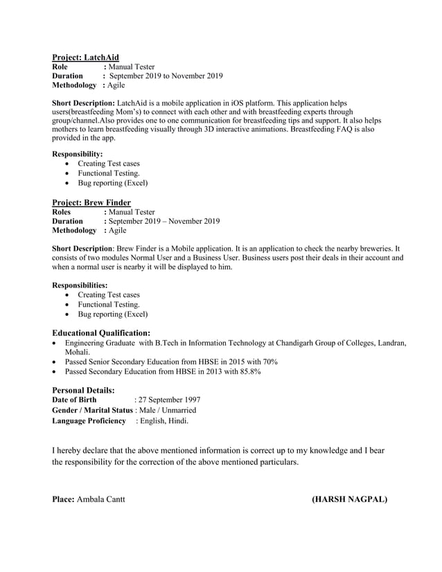 Resume | PDF