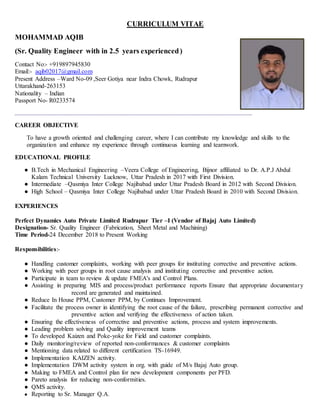 Resume-Mohd Aqib | DOCX