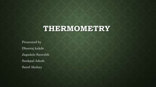 thermometry | PPT