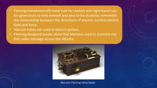 Biography Of Sir John Ambrose Fleming | PPTX