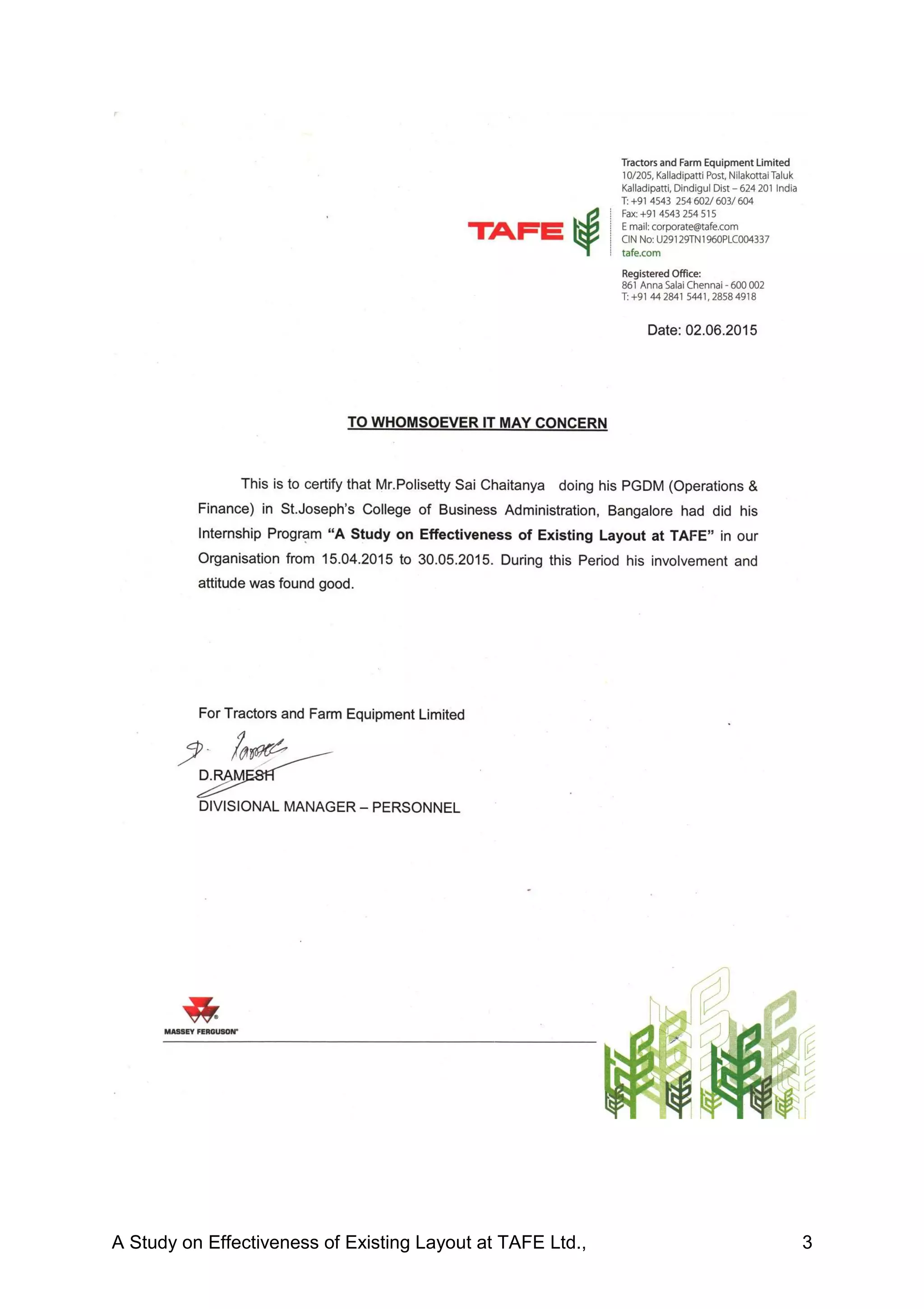 Project Report TAFE final | PDF