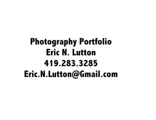 Photography Portfolio | PPT