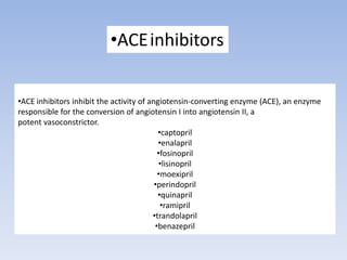 Pharmacology :- Cardiovascular System | PPTX