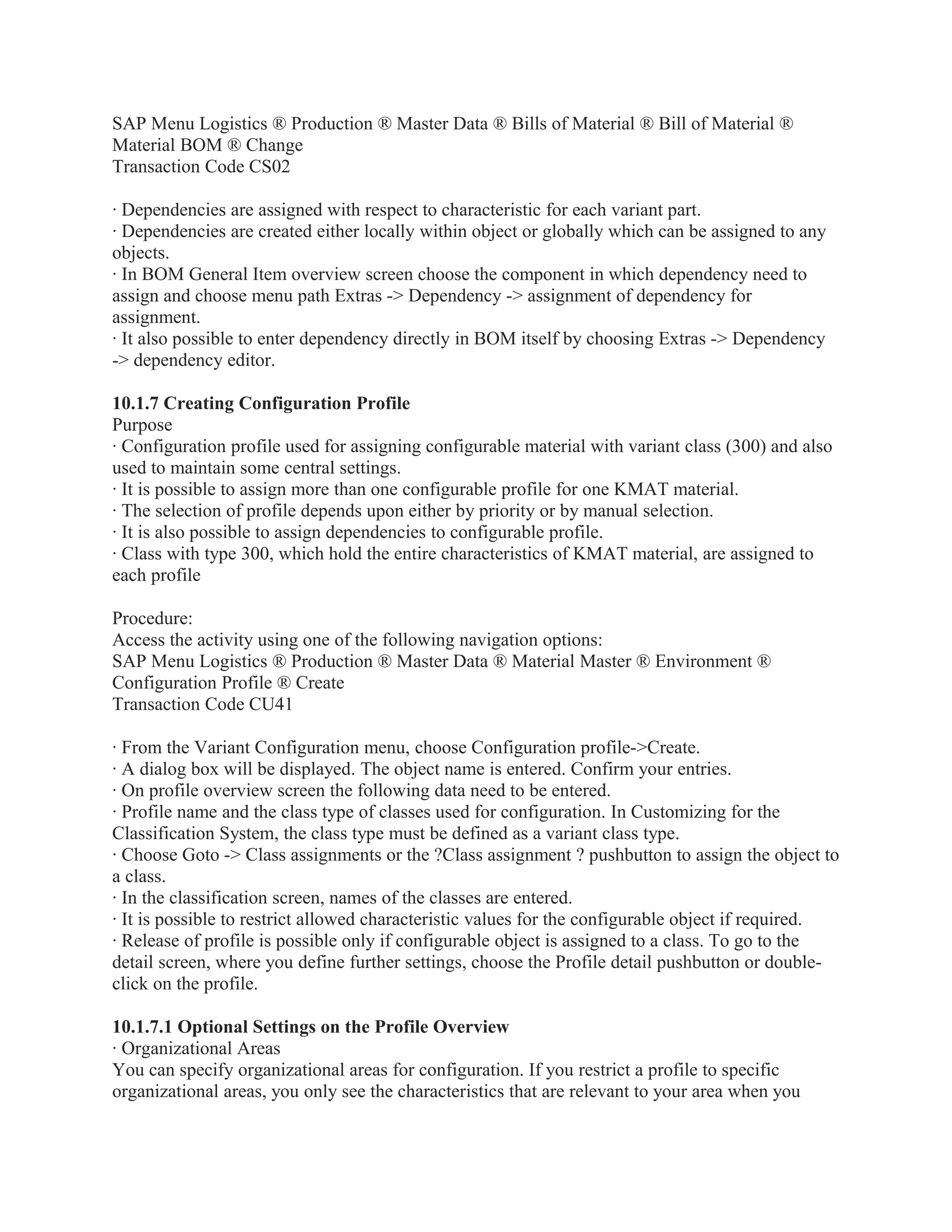 sap variant-configuration | DOC | Programming Languages | Computing