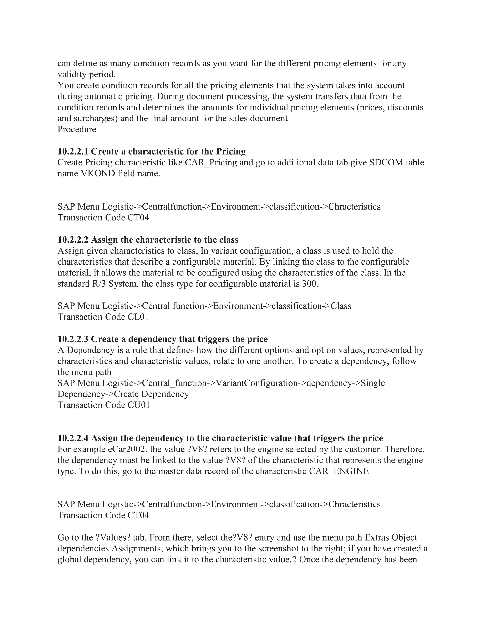 sap variant-configuration | DOC | Programming Languages | Computing