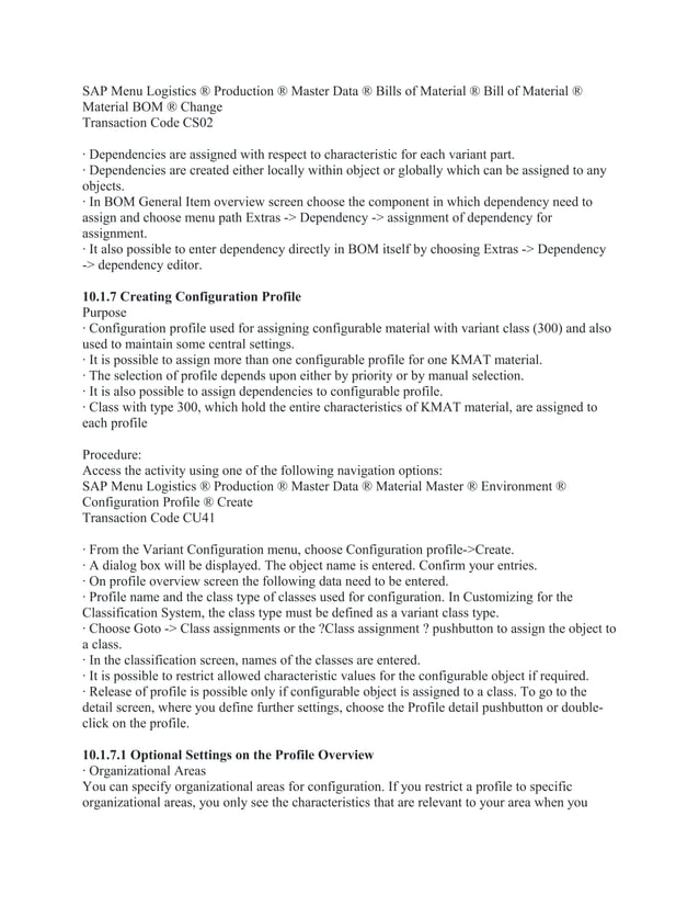 sap variant-configuration | DOC | Programming Languages | Computing