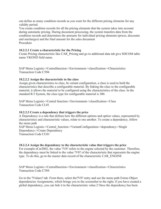 sap variant-configuration | DOC | Programming Languages | Computing