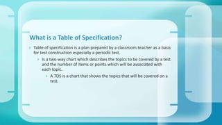158441811-Table-of-Specifications-TOS.ppt