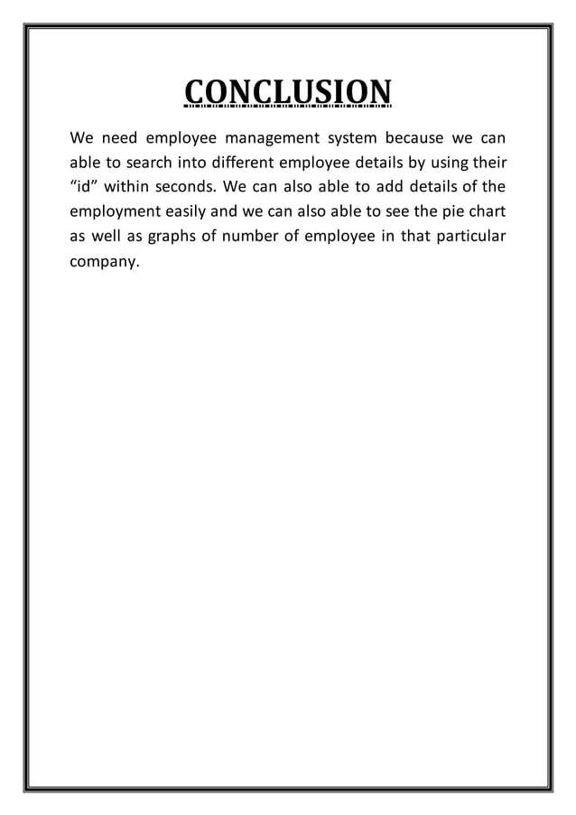 class 12th computer science project Employee Management System In ...