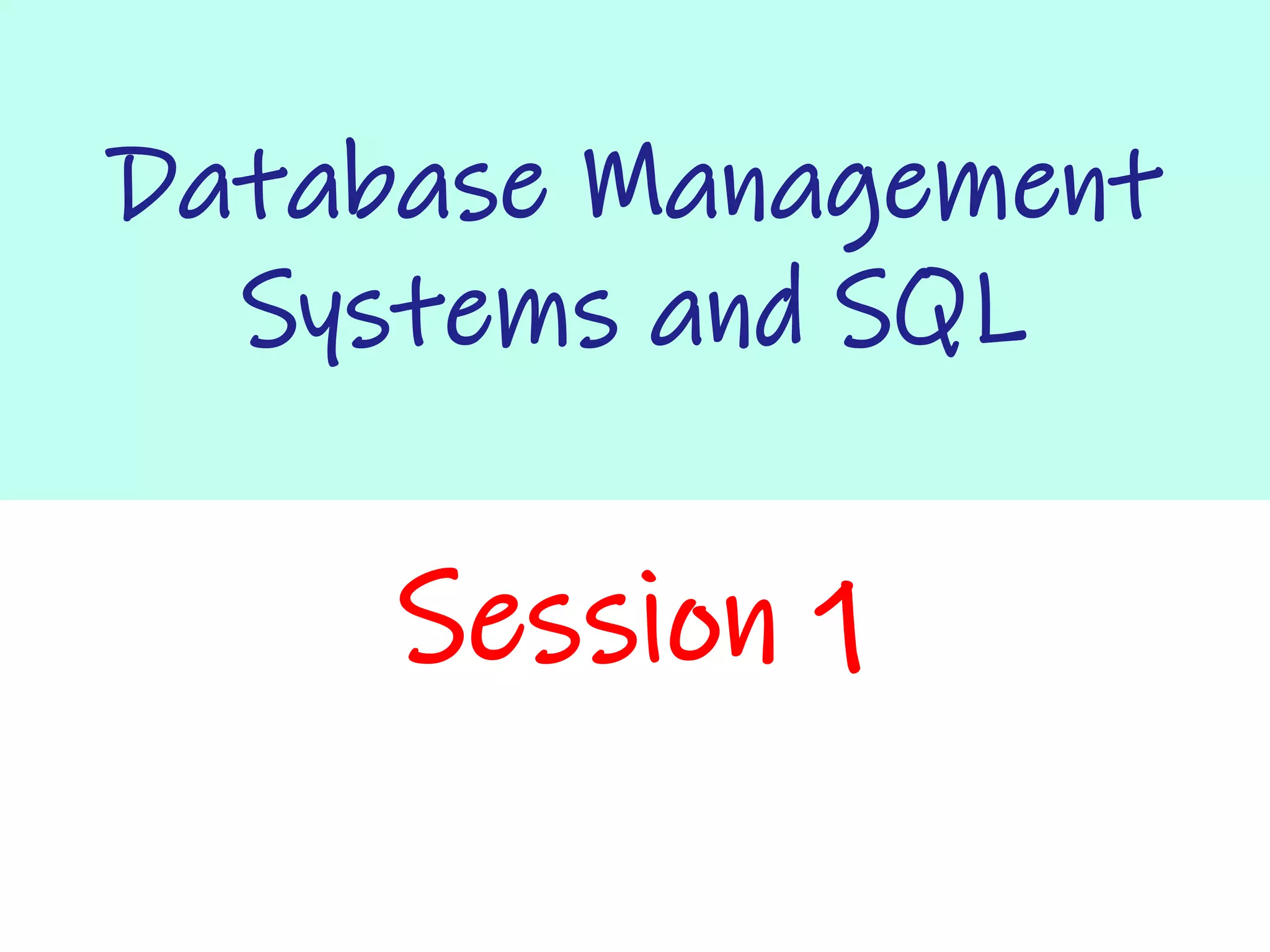 1585625790 Sql Session1 Pptx Free Download