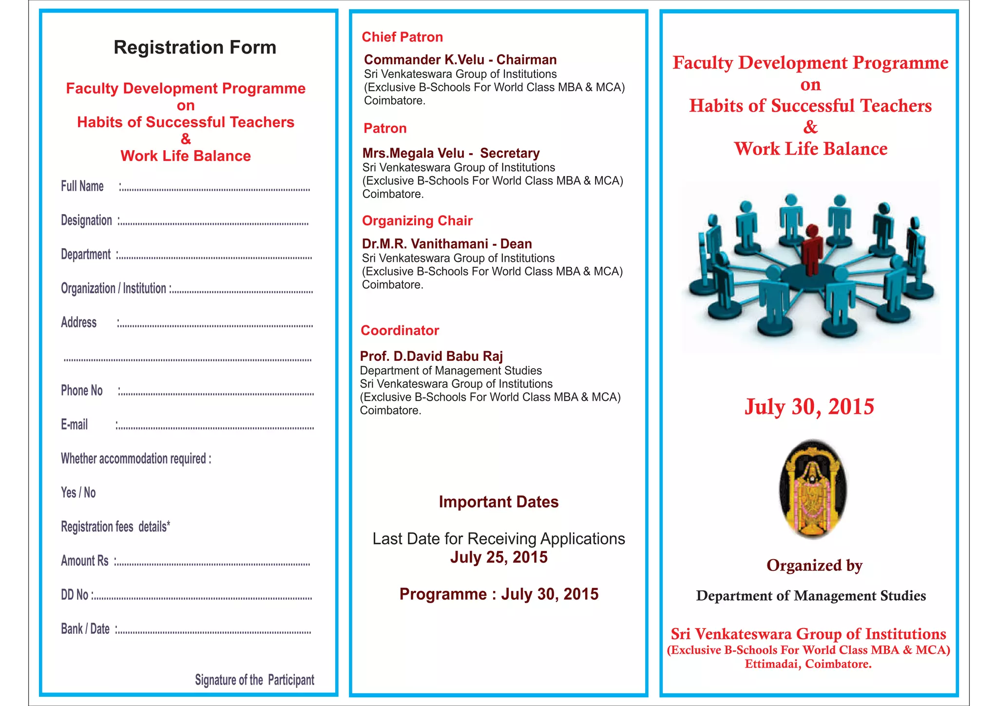 FDP-Invitation-Habits of successful teachers | PDF