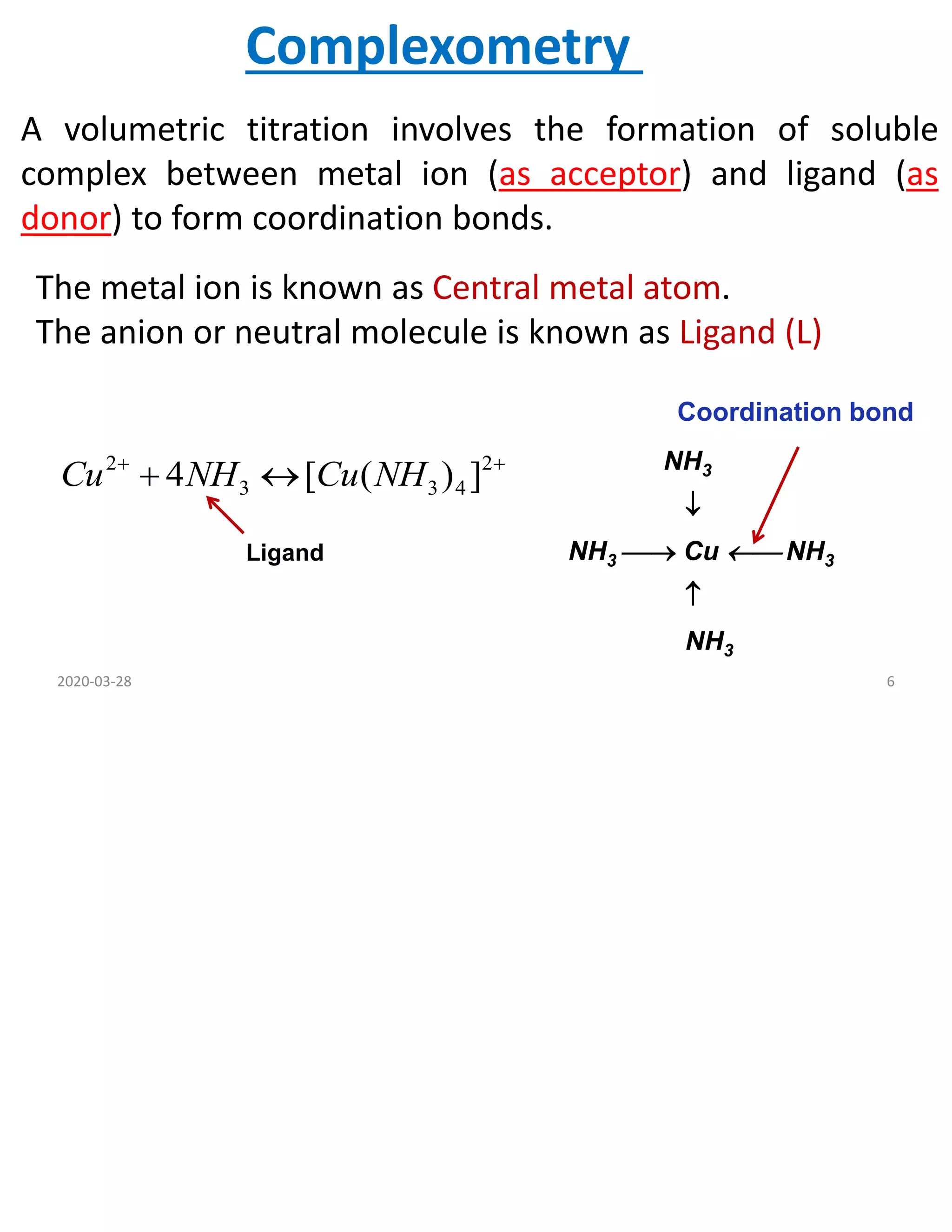Complexometry titration | PDF | Chemistry | Science