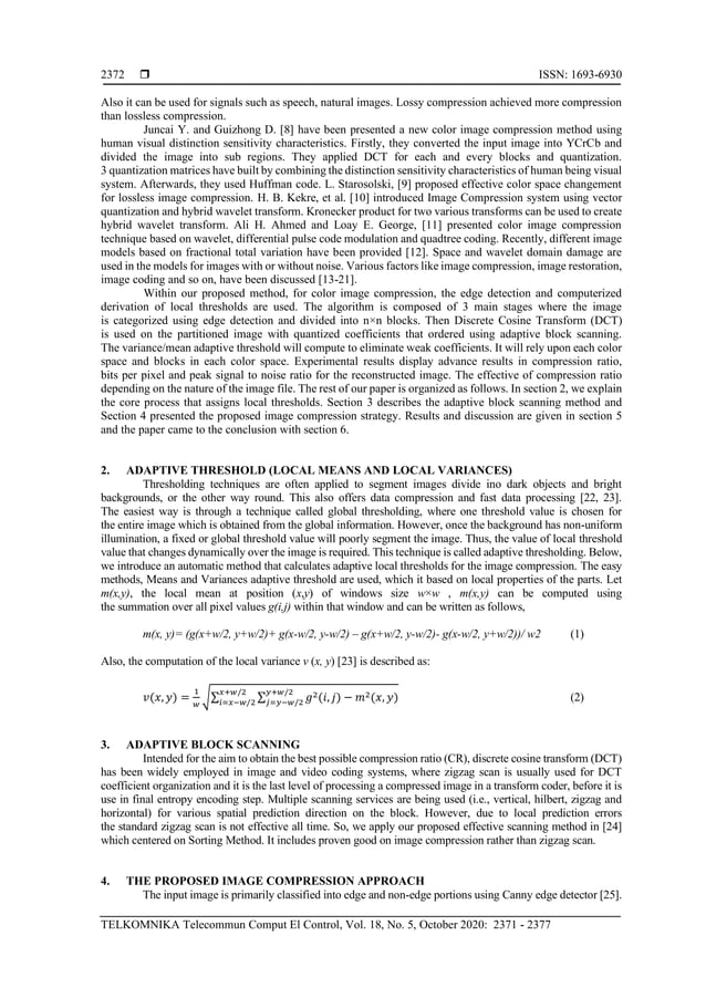 An Efficient Color Image Compression Technique Pdf