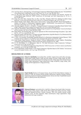 An efficient color image compression technique | PDF