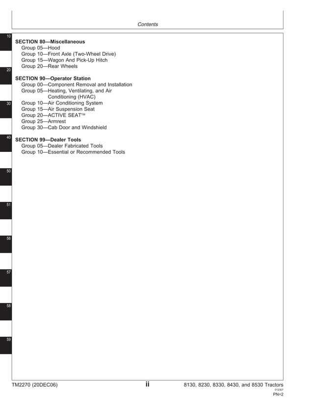 John Deere 8330 Manual | PDF