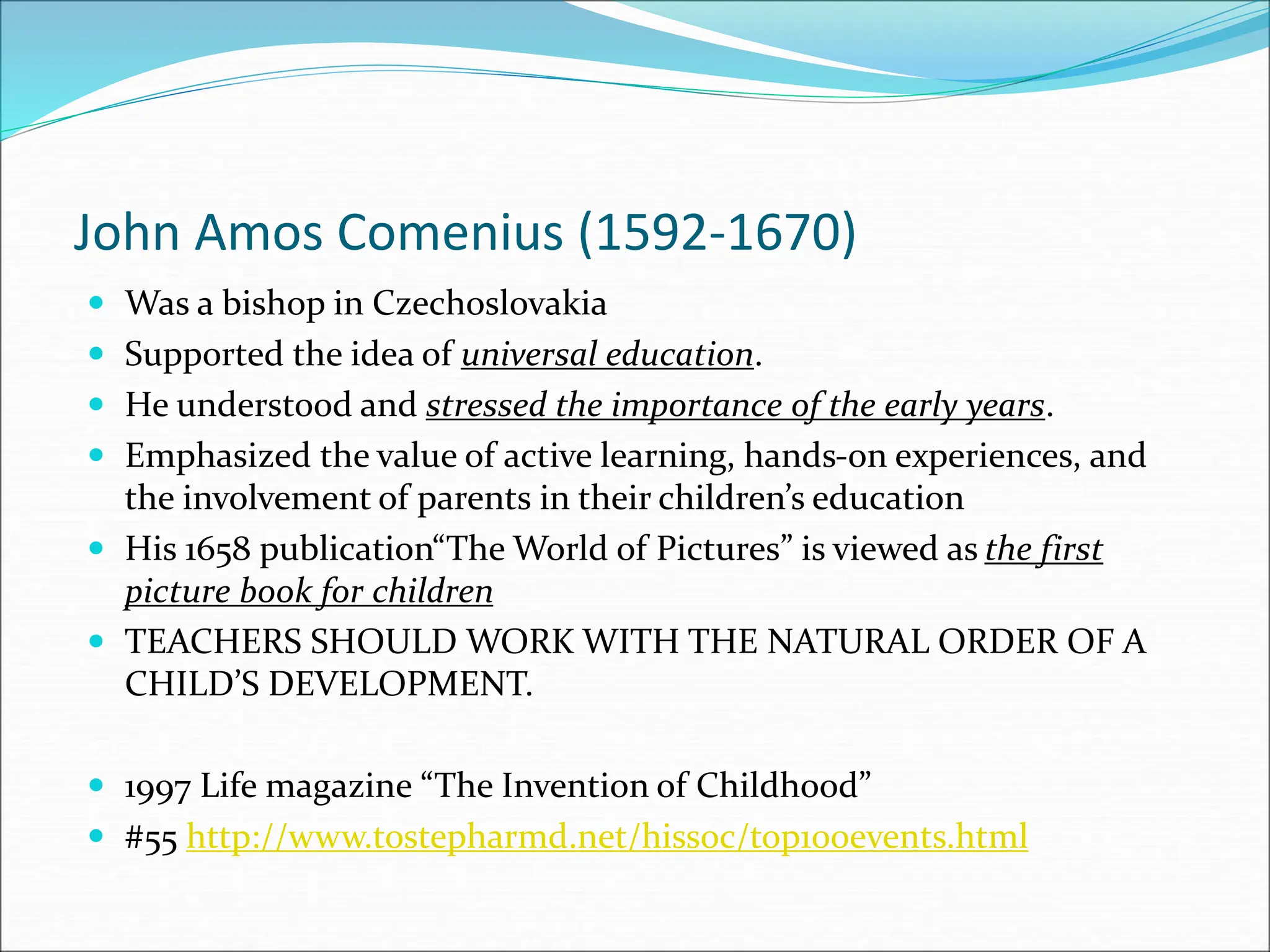158694121-The-History-of-Early-Childhood-Education-unit-one-handout-ppt.ppt