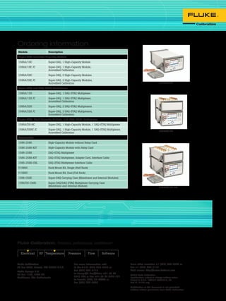 Precision Temperature Scanner - the 1586A Super DAQ by Fluke ...