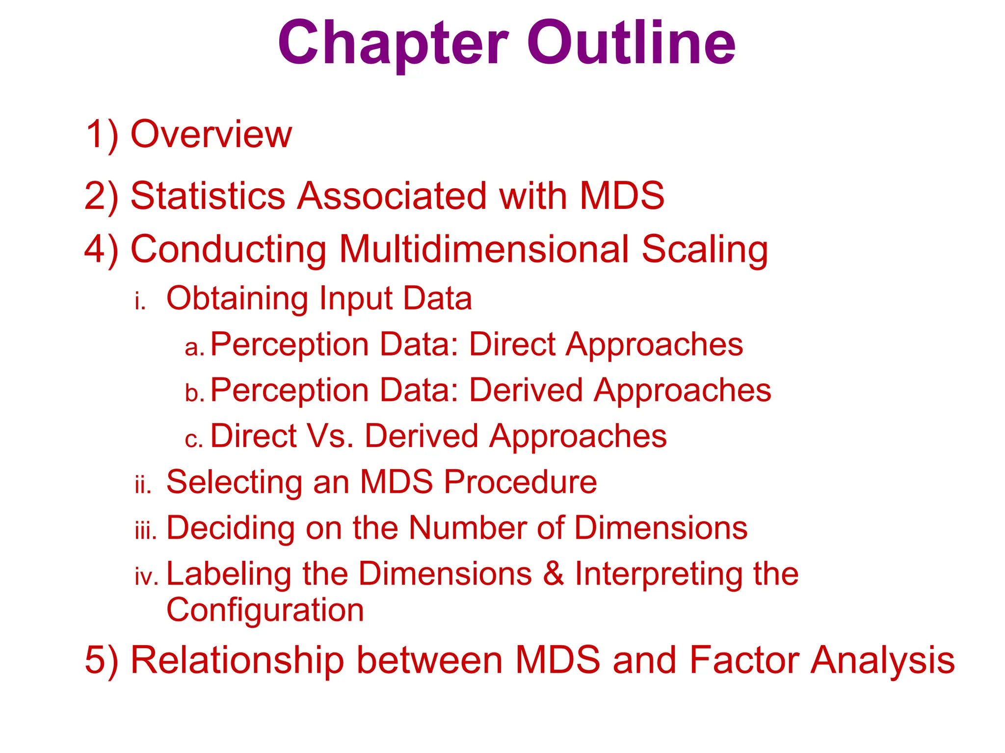 Multidimensional scalling | PPTX