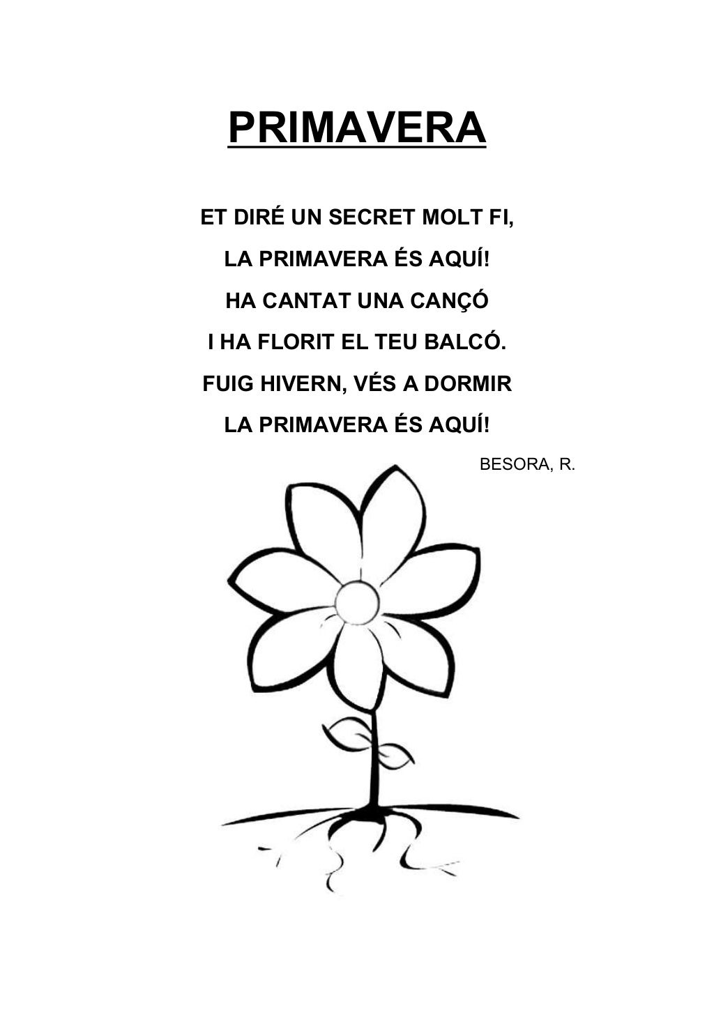 poema primavera